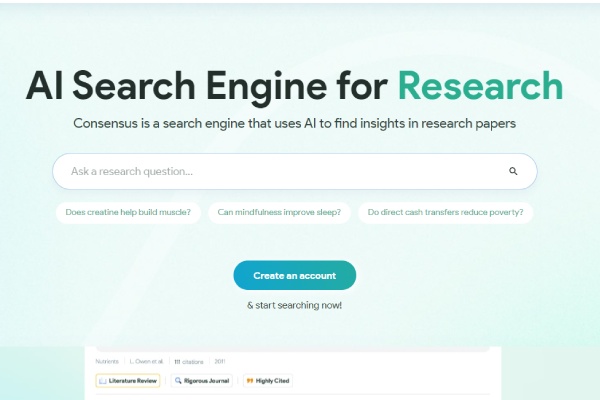 Consensus - AI-Powered Search Engine for Scientific Research : Blog ...